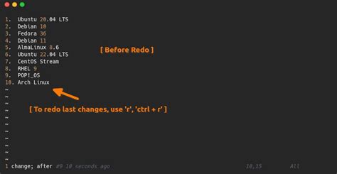 Undo And Redo Text In Vim Editor TREND OCEANS