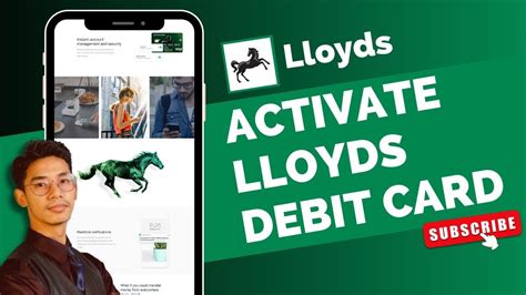 How To Activate My Lloyds Debit Card Youtube
