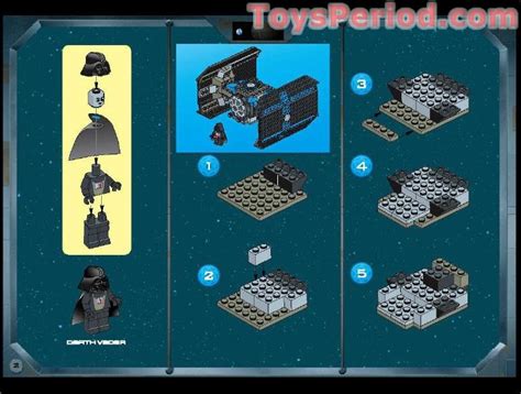 Lego 7152 Tie Fighter And Y Wing Re Release Of 7150 Instructions And