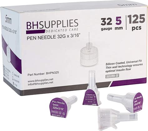 Easy Touch Insulin Pen Needles 32g 1 4 Inch 6mm Box Of