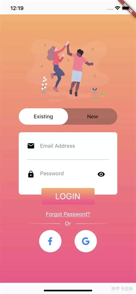 Flutter之撸一个漂亮的登录界面的总结 知乎