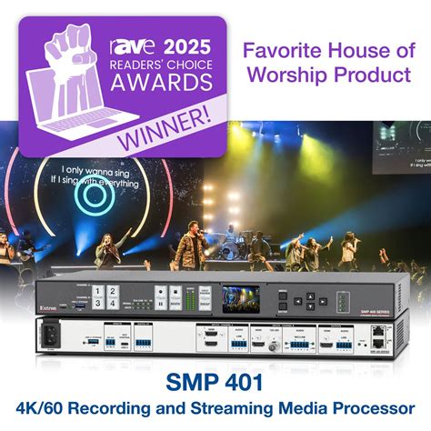 Công 🌟 Vinh Danh Extron Smp 401 Là Favorite House Of Worship Product