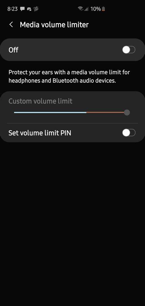 High Volume Warning Samsung Community