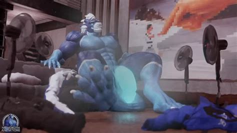 Muscle Dragon Is In Heat Until He Precums