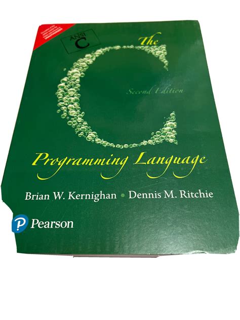 New The C Programming Language By Brian W Kernighan 2nd Intl Ed Ebay