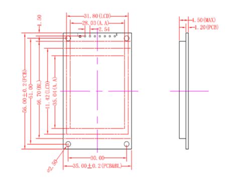 177inch Dot Matrix Tft Lcd Display Module 128160 1200 Spi Pcb Driver Router Lcd Screen Tft