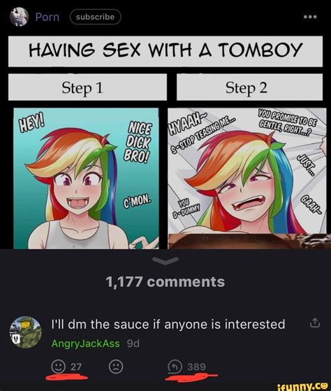 Porn Subscribe HAVING SEX WITH A TOMbabe I Step Step 1 177 Comments I Ll Dm The Sauce If Anyone