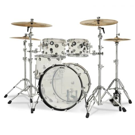 Dw Drums Design Series 4pc Acrylic 22 Shell Pack At Gear4music