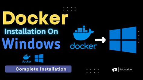 How To Install Docker On Windows Step By Step Tutorial Mycodeworks Youtube