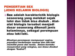 Menginteraksikan Gender Dan Kesehatan Reproduksi Di Ppt