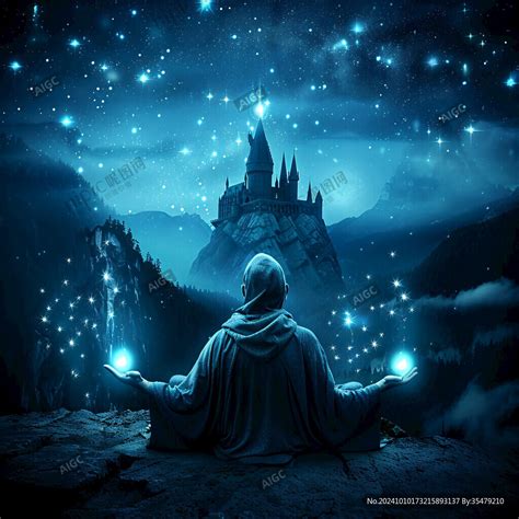 Ai创作图合成海报 大气合成海报 海报合成设计 神话风格背景图 合成海报设计 合成海报 星空下城堡 特效合成海报 海报合成素材 蓝色奇幻背景图 梦幻图片大全 梦幻虚拟海报 梦幻主题海报 超现实