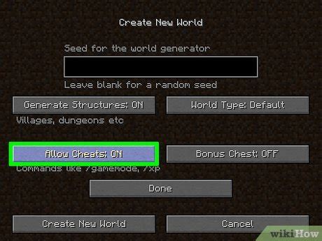 Minecraft Cheat Commands