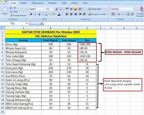 Cara Membuat Tabel Otomatis Di Excel 2007 300 Rumus Excel Images