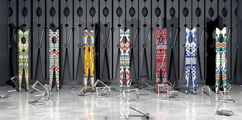 다양한 색상의 패턴화된 빨래집게 배열의 생생한 3d 렌더링 3차원 형태에 대한 스톡 사진 및 기타 이미지 3차원 형태 개성 개념 개체 그룹 Istock