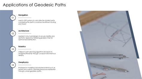 Geodesic Shortest Path Curved Surface Geometry Ppt Powerpoint St Ai Ppt Presentation