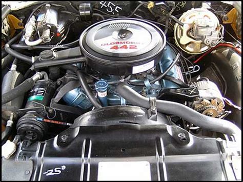 1970 Oldsmobile 455 Engine Compartment