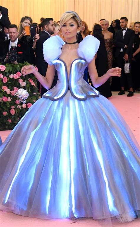 Zendaya Cinderella Dress Zendaya Light Up Dress Zendaya As