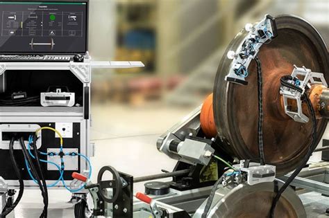 Automated Inspection System Phased Array Semi Automated Wheelset