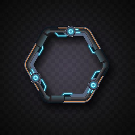 Premium Vector Hexagon Futuristic Banner Design