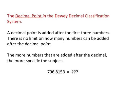 Dewey Decimal Classification System Melvil Dewey Invented The