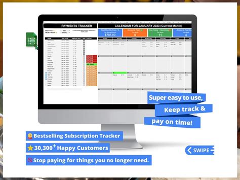 excel habit tracker excel template excel spreadsheet excel etsy
