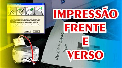 ImpressÃo Frente E Verso Imprima Em Ambos Os Lados Duplique Sua