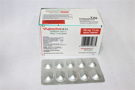 Doxycycline And Ambroxol Capsules Manufacturers Suppliers Exporters India