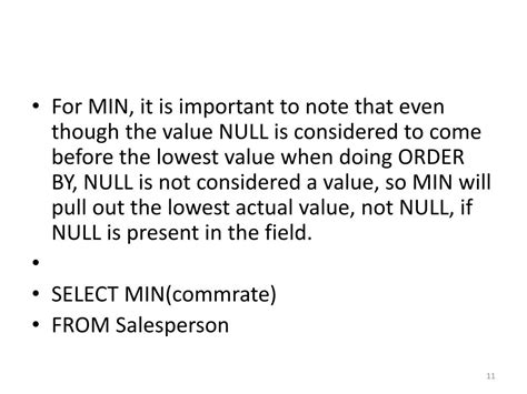 Ppt Sql Unit 4 Built In Functions And Calculated Fields Powerpoint Presentation Id2818278