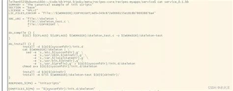 Yocto 中给rootfs添加启动程序yocto 启动流程 Csdn博客