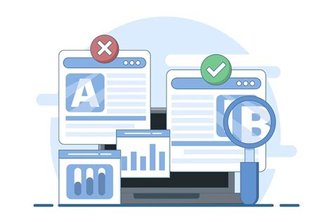 Premium Vector Vector Illustration About Concept A And B Testing Or