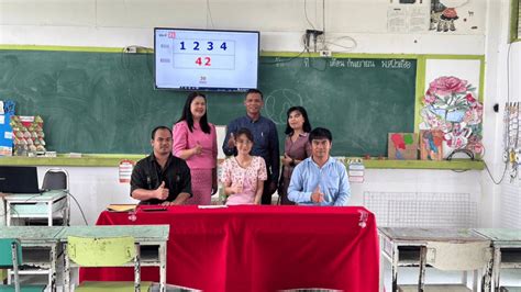 กรรมการตัดสินการแข่งขันคิดเลขเร็ว ระดับ ม ต้น งานศิลปหัตถกรรม ครั้งที่