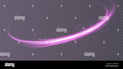 Abstract Light Lines Of Movement And Speed In Purple Light Everyday Glowing Effect