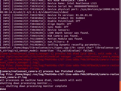 Roslaunch Realsense2camera Not Working · Issue 1292 · Intelrealsense