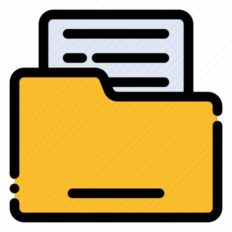 Folder Document Archive File Datum Icon Download On Iconfinder