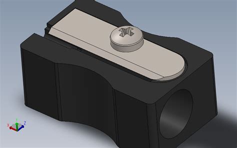 卷笔刀 1 Solidworks 2013 模型图纸免费下载 懒石网