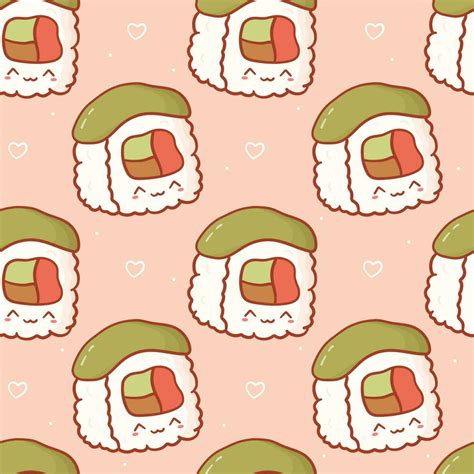 Sushi Wallpaper Anime Cute