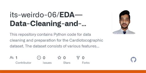 EDA Data Cleaning And Preparation For Cardiotocographic Dataset EDA Assignment Ipynb At Main