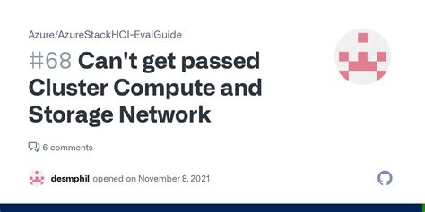 Cant Get Passed Cluster Compute And Storage Network · Issue 68 · Azureazurestackhci Evalguide