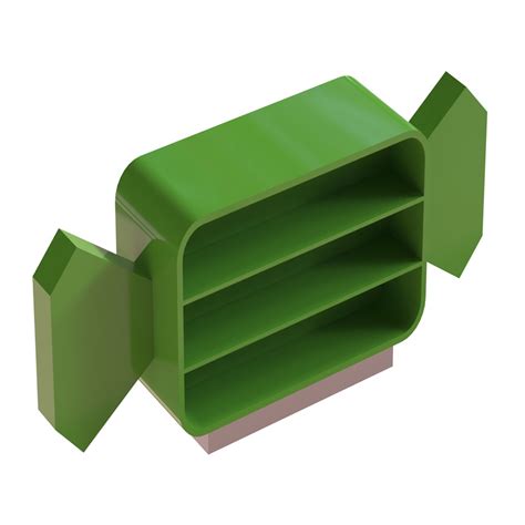 Multifunctional Green Candy Cabinet And Perfect Matching Furniture For