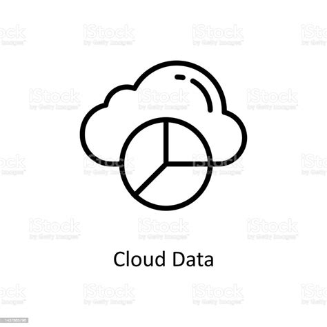 클라우드 데이터 벡터 개요 아이콘 디자인 그림입니다 흰색 배경에 클라우드 컴퓨팅 기호 Eps 10 파일 0명에 대한 스톡 벡터 아트 및 기타 이미지 Istock