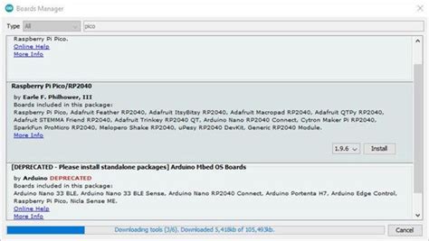 W5100s Evb Pico With The Arduino Ide 8 Steps Instructables