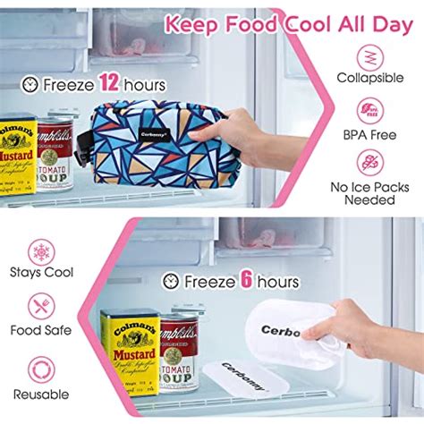 Freezable Lunch Bagfreezable Snack Bagmini Cooler Bag For Travelwork