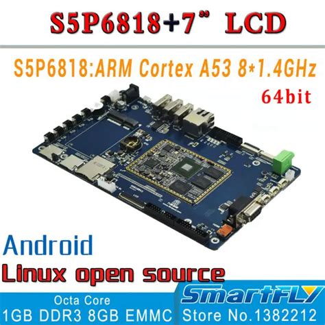 X6818 Development Board S5p6818 Arm Cortex A53 Octa Core 1g Ddr3 8g