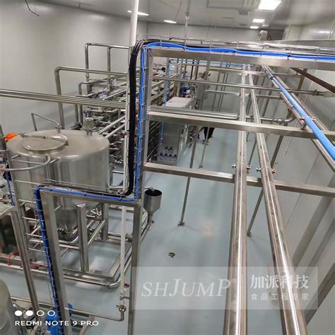 阿姨奶茶芒果草莓原浆深加工生产线于今日完成调试验收枸杞生产线果汁生产线果酱生产线上海加派机械科技有限公司