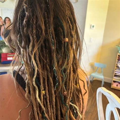 Hidden Angel Dreadlocks Extensions Synthetic Dreads Open Ends Black White Ombre Etsy