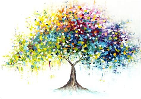 Tree Of Life Canvas Wall Art Tree Of Life Wedding T Etsy