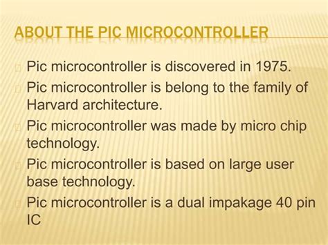 Presentation On Embedded System Using Micro Controller By Paras Jha Ppt
