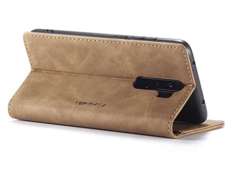 CaseMe BookCase Tan Xiaomi Redmi Note Pro Hoesje