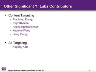 Recommender Systems Tutorial Part 1 Introduction PPT
