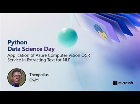 Free Video Application Of Azure Computer Vision Ocr Service For Nlp Text Extraction Python